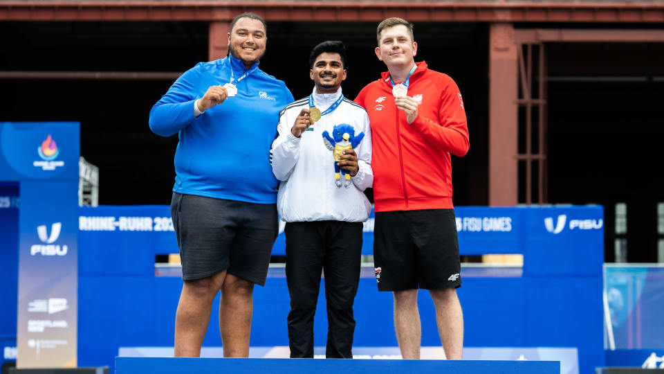 World University Games 2025: Sahil Jadhav wins gold medal in compound ...