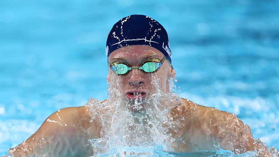 JO de Paris 2024 | Natation : Léon Marchand enchaîne et se qualifie ...
