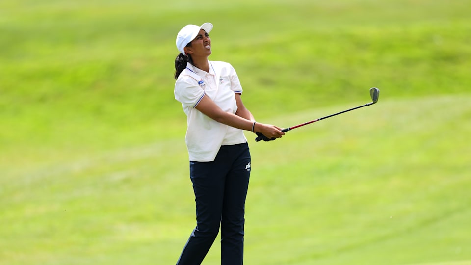 Paris 2024 Olympics golf: Diksha Dagar, Aditi Ashok tied for 14th after ...