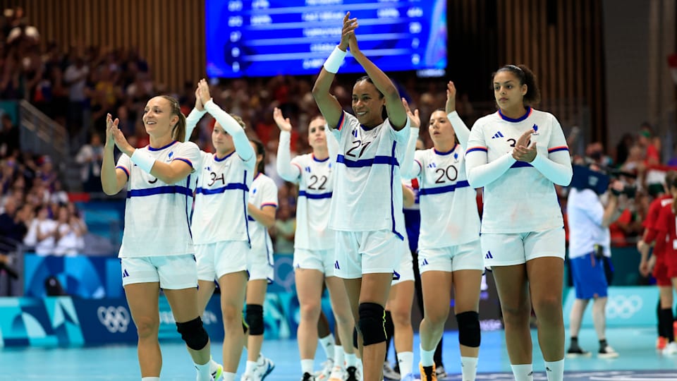 JO de Paris 2024 - Handball femmes : Après la victoire contre la ...