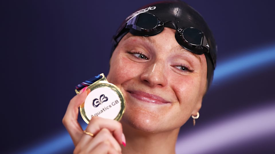 British Swimming Championships 2024: Abbie Wood claims 200m IM gold and new PB on Day 5 of Paris ...