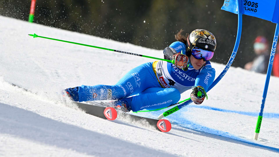 Alpine Ski-WM 2025 in Saalbach: Federica Brignone gelingt die perfekte Riesenslalom-Generalprobe ...