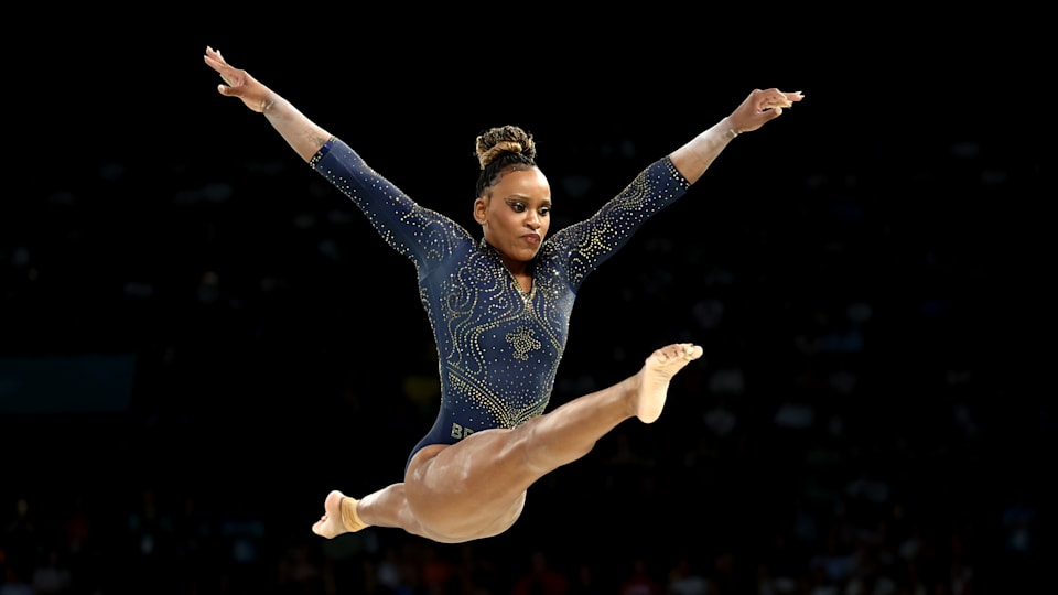 Rebeca Andrade furthers gymnastics legacy, sealing team bronze for ...