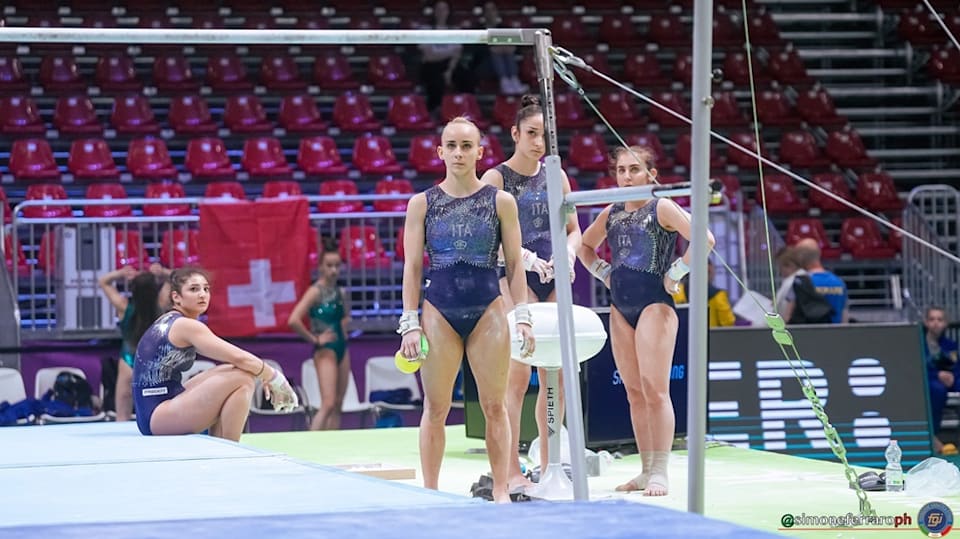 Alice D'Amato, Manila Esposito e la squadra della Ginnastica Artistica ...