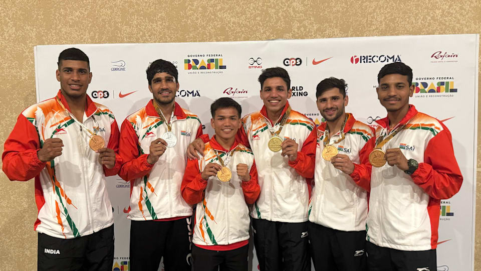 World Boxing Cup Brazil 2025: Hitesh Gulia wins gold as India finish ...
