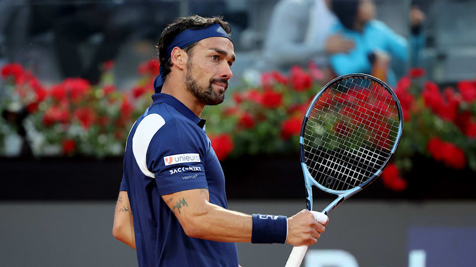 Fabio Fognini saluta Roma: l'ultima partita agli Internazionali d'Italia 2025 finisce 0-2 per ...