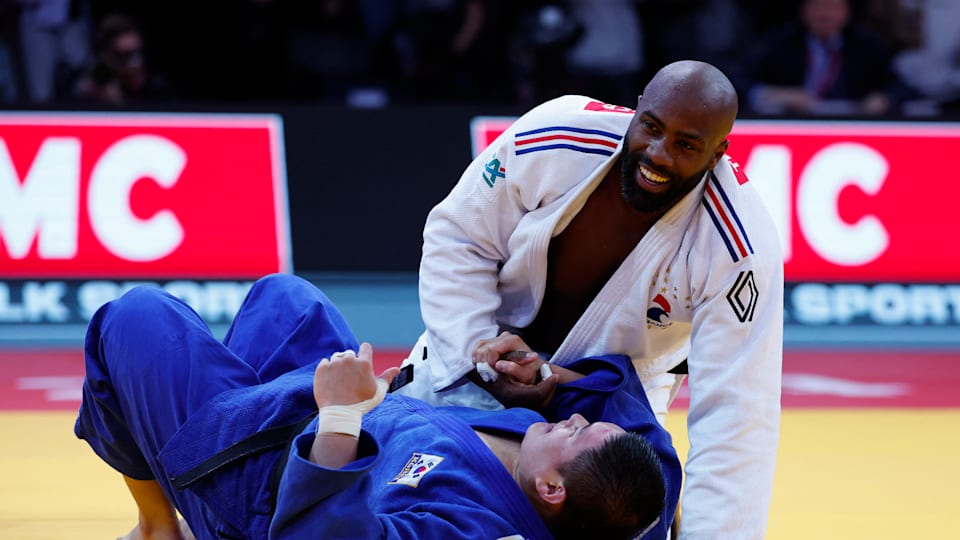 Teddy Riner clinches record eighth Paris Grand Slam judo triumph
