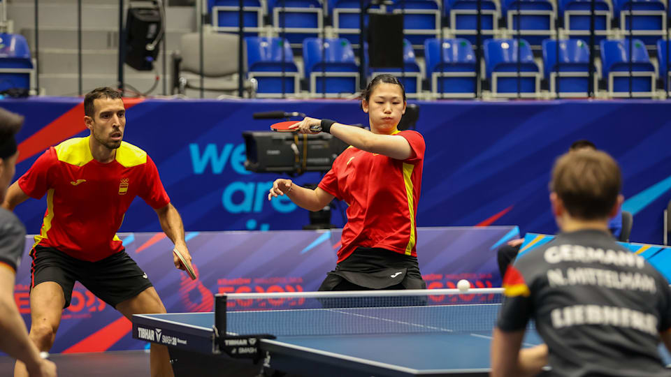 Tenis de mesa · María Xiao y Álvaro Robles obtienen una cuota olímpica en dobles mixto para ...