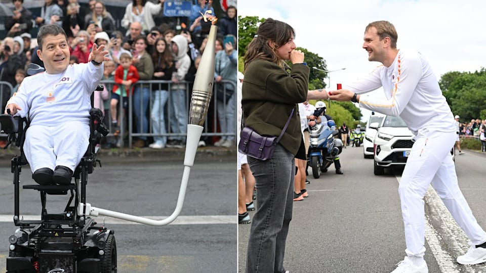 Relais de la flamme olympique : Amour, handisport et fierté à Saint ...