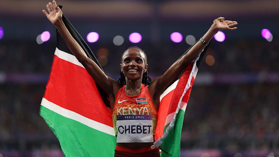 Athletics: Olympic champion Beatrice Chebet destroys own women's 5km ...