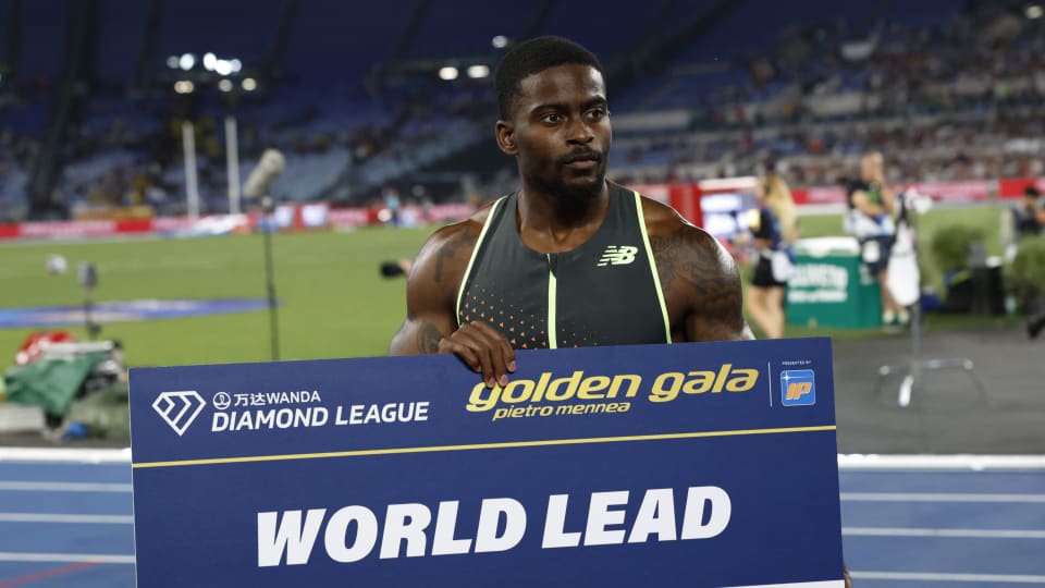 Rome Diamond League 2025: Trayvon Bromell sprints away to men's 100m ...
