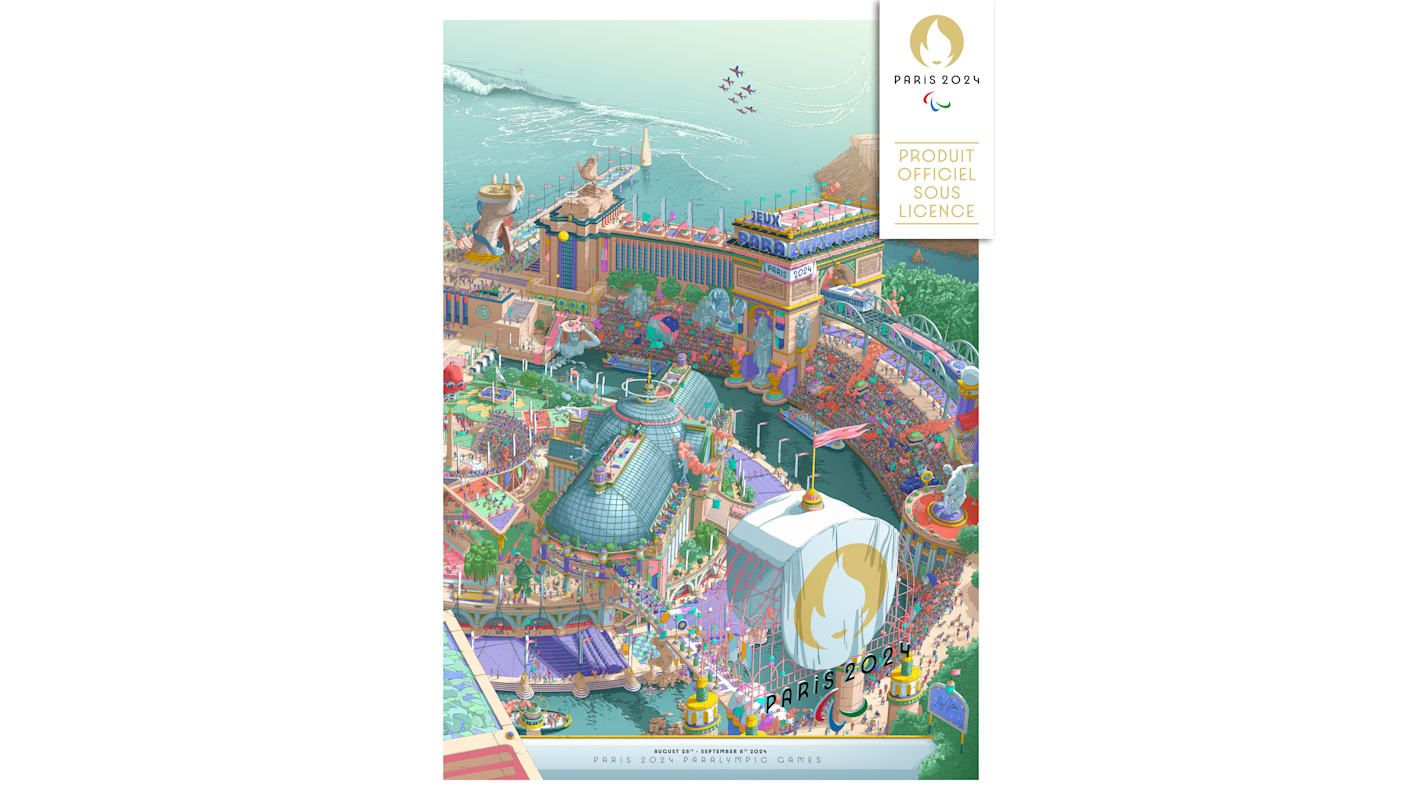 The iconic Paris 2024 posters by illustrator Ugo Gattoni are revealed