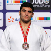 The IOC Refugee Athlete judo team competes at the mixed team event at ...