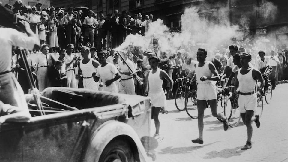 Эстафета огня Олимпиады 1936 в Берлине Самые яркие моменты