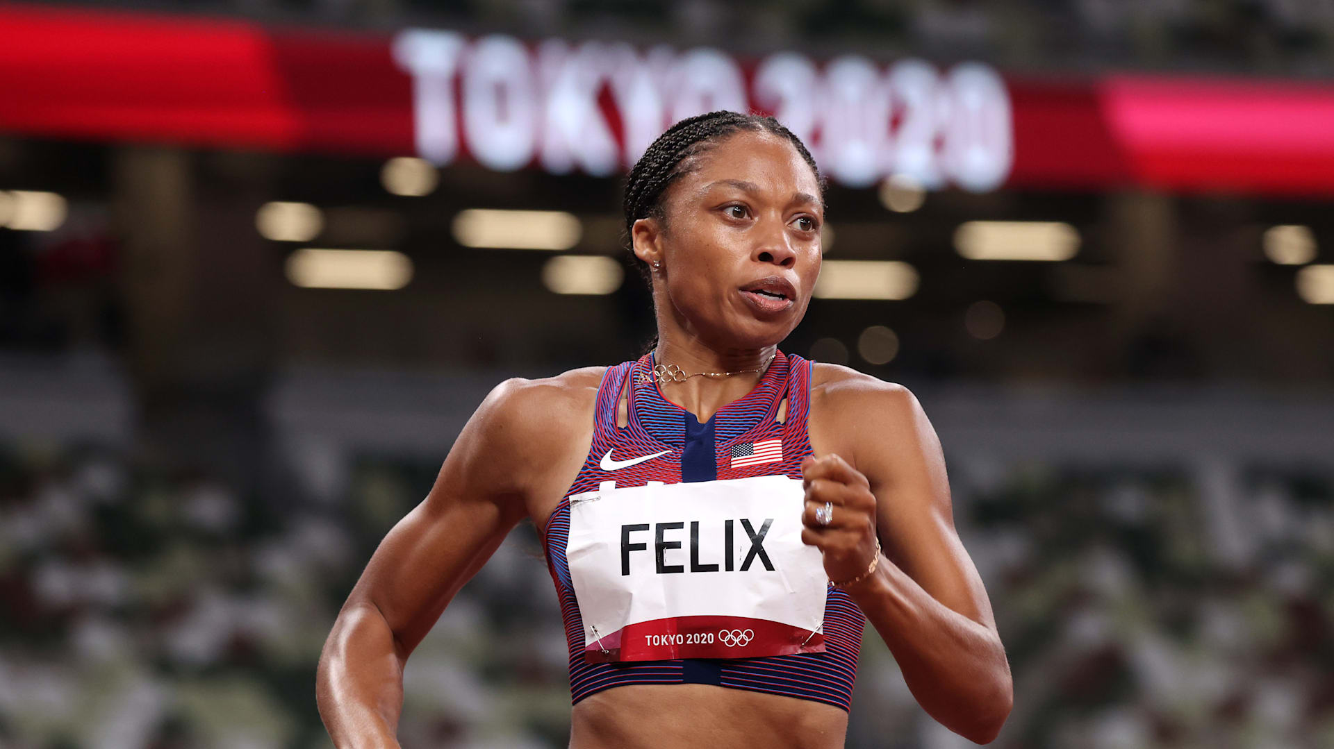 Allyson Felix Abs