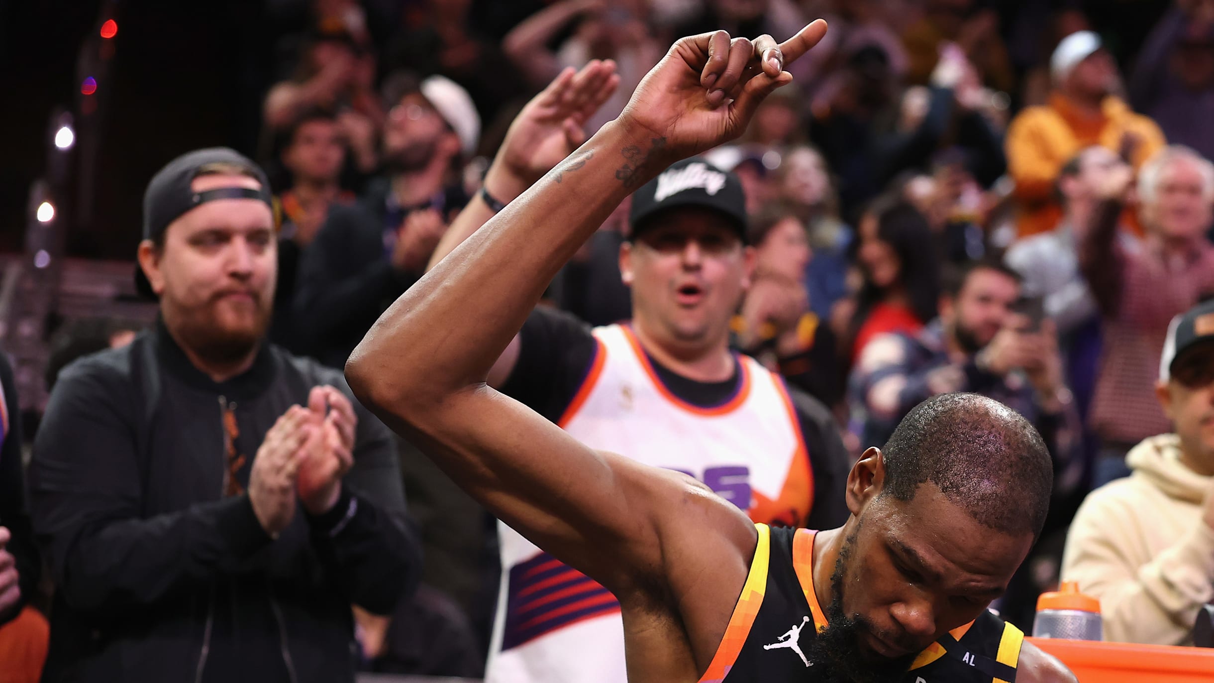 Kevin Durant Three Point Celebration