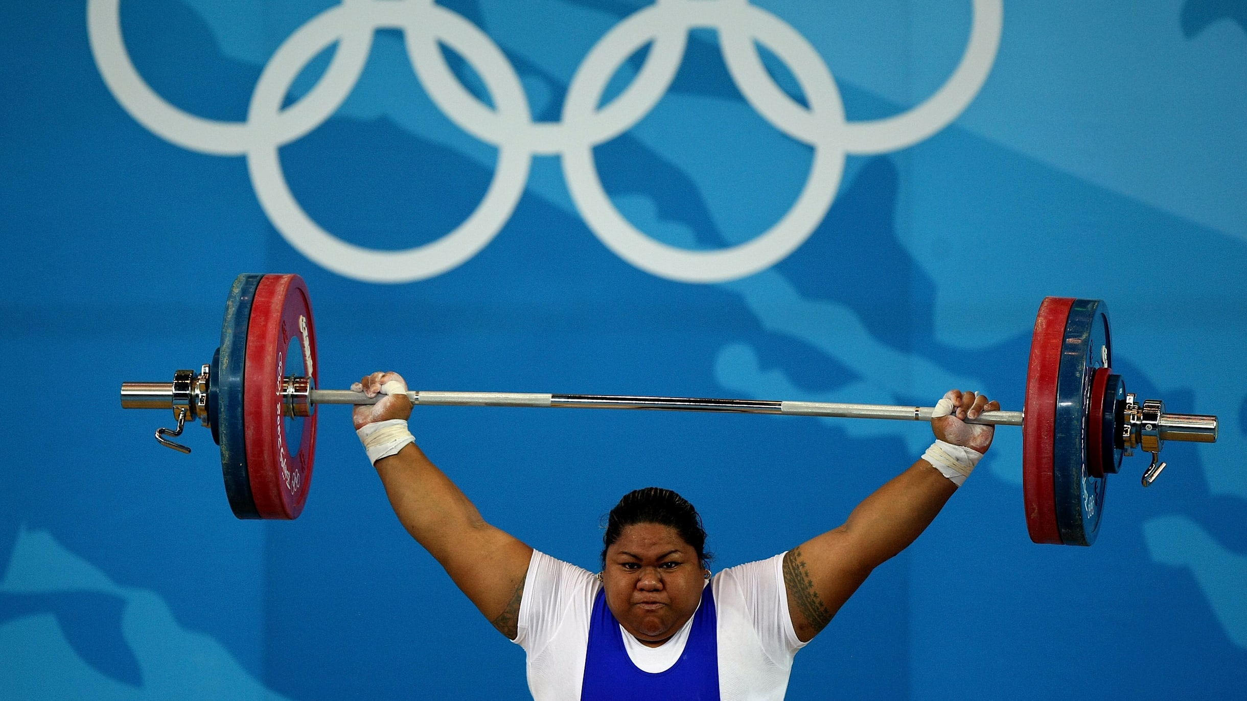 Samoan Female Weightlifter