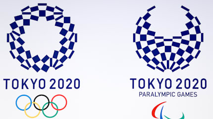 Olympische Spelen Logo Offizielle Symbol Olympische Spiele Tokio 2020