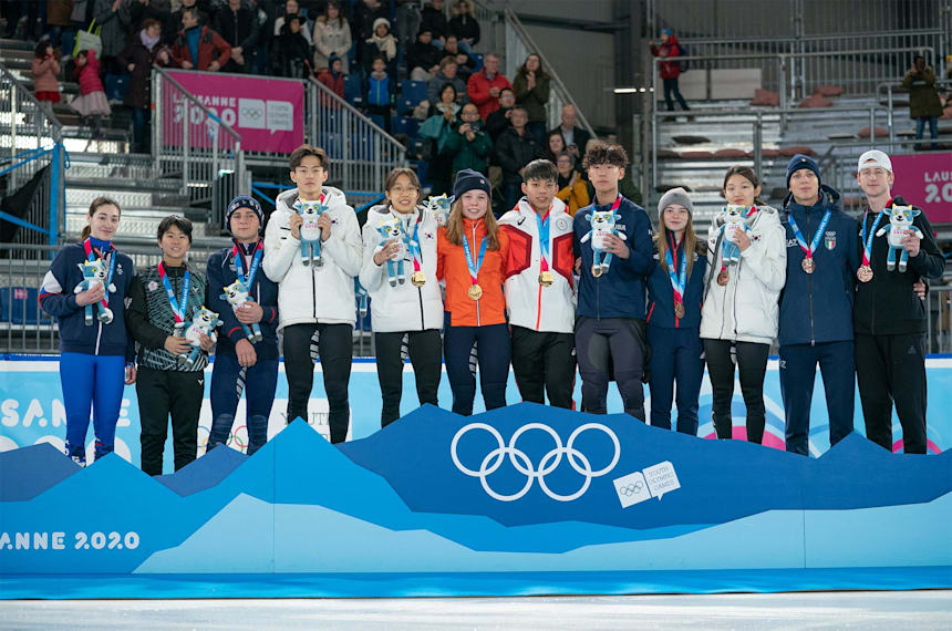 Mixed-nation relay brings together short track speed skaters - Olympic News
