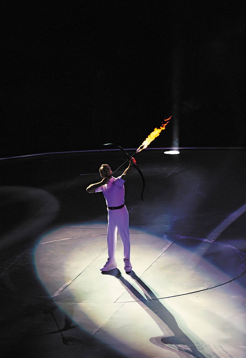 Snapped: the flaming arrow at the Olympic Games Barcelona 1992 ...