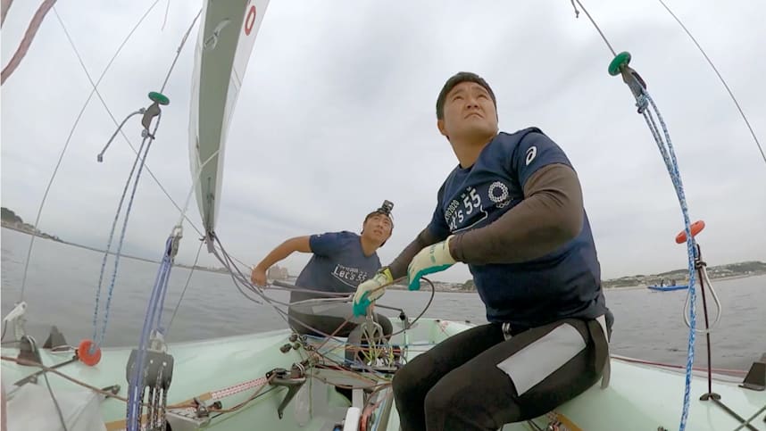 Experiencia virtual de Let's 55 - vela con OKADA Keiju y HOKAZONO Jumpei