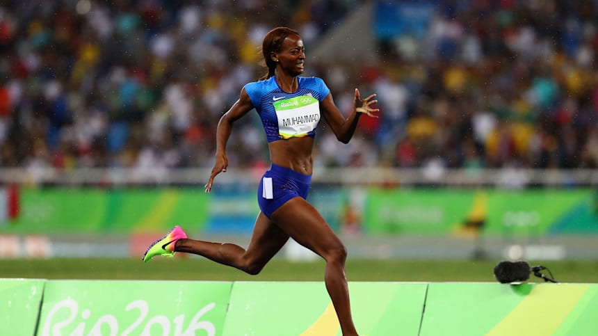 Women's 400m hurdles: Reigning champion Muhammad against the rising stars
