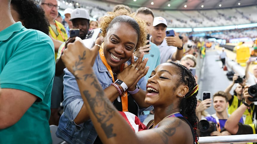 Sha’Carri Richardson returns home to Dallas to inspire high school track and field athletics fans