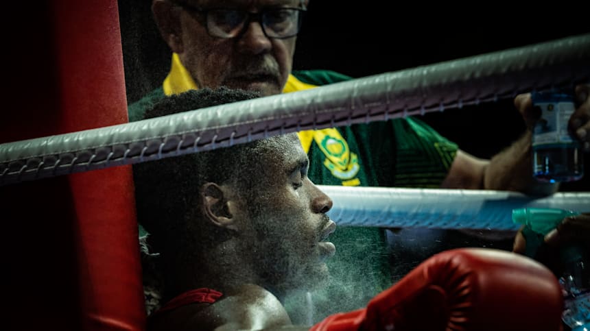 South African boxing star John Paul Masamba: “I’ve got hidden scars”