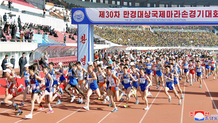 Olympians hail "incredible experience" of running a marathon in Pyongyang