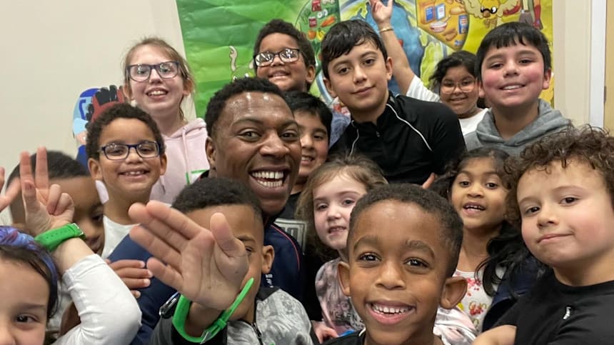 Peter Bakare: The Olympian using mascots to teach children about health ...