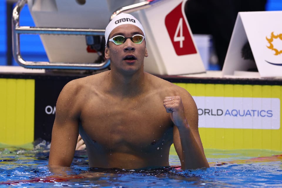 Tunisia's swimming hero Ahmed Hafnaoui targeting 1500m world record at ...