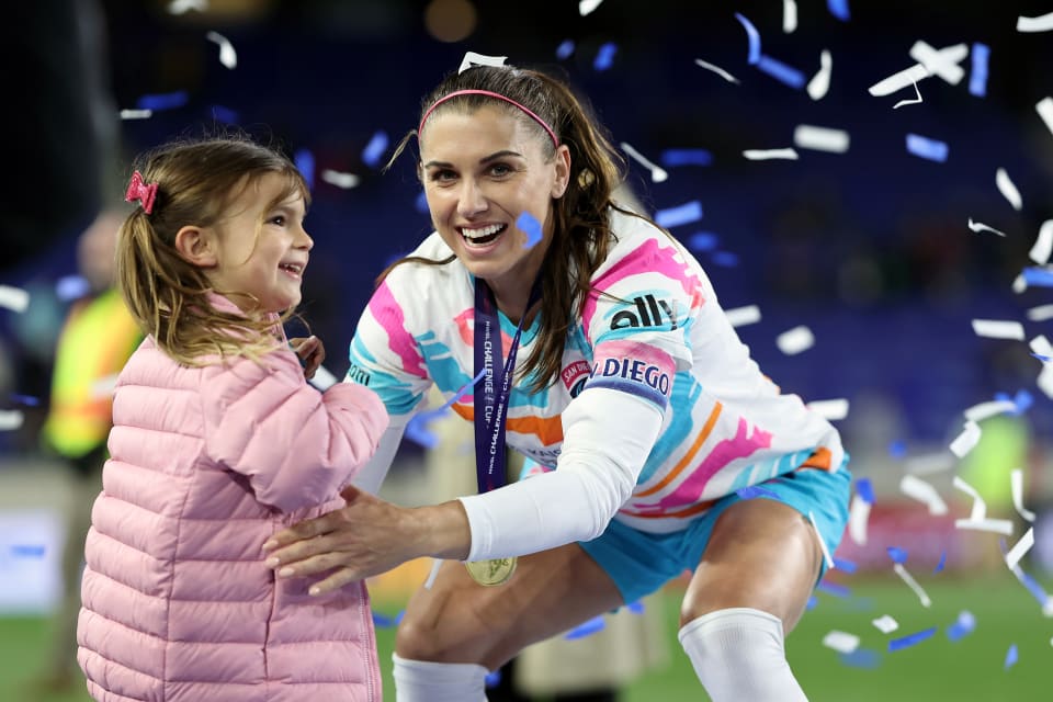 Former U.S. soccer star Alex Morgan shares first pictures of her second ...