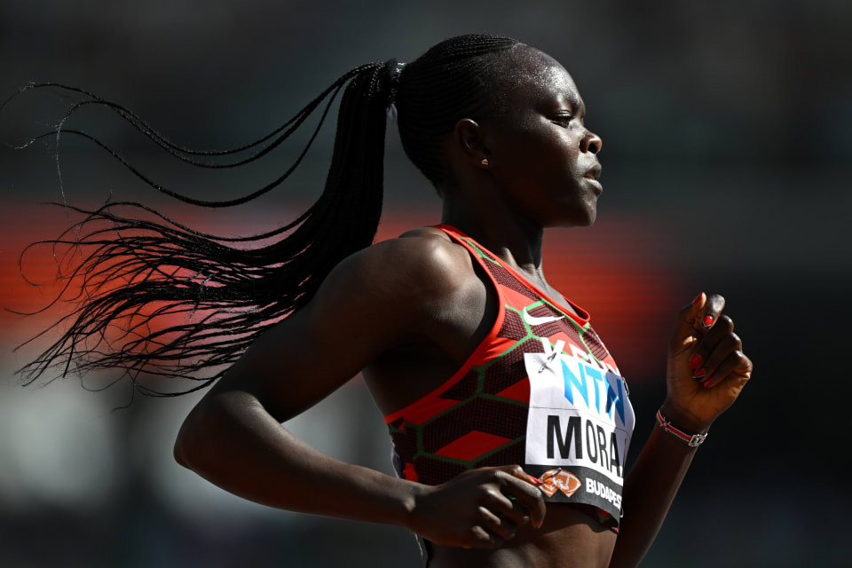 Athletics: Kenya’s 800m star Mary Moraa 'ready to fight' for her world ...