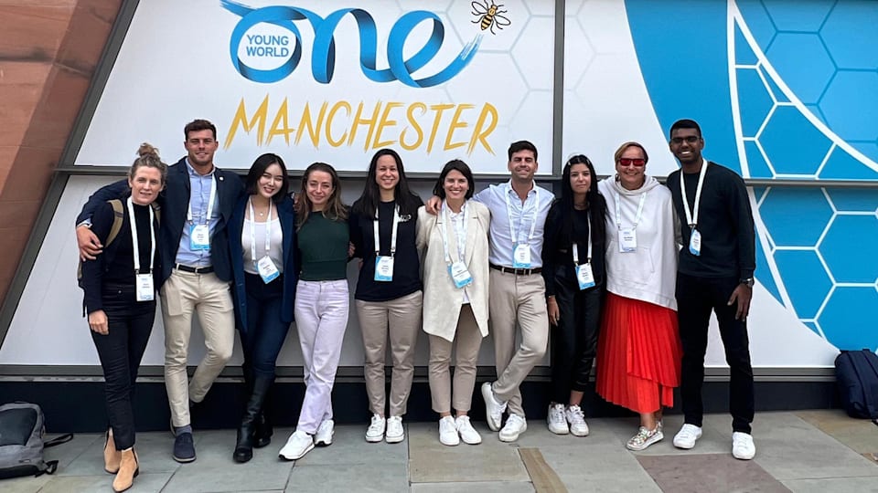 IOC Young Leaders spread the Olympic message at One Young World Summit
