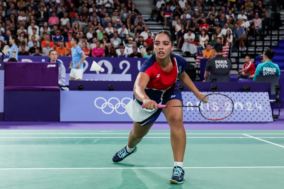 IOC Refugee Olympic Team athletes Muna Dahouk and Dorsa Yavarivafa ...
