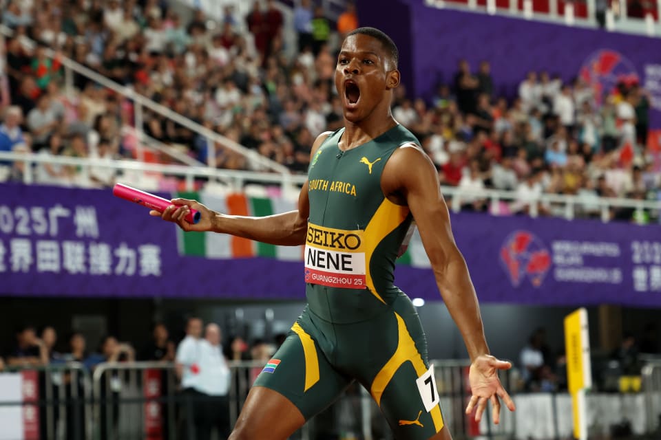 Zakithi Nene, in a bid to return the world 400m crown to South Africa