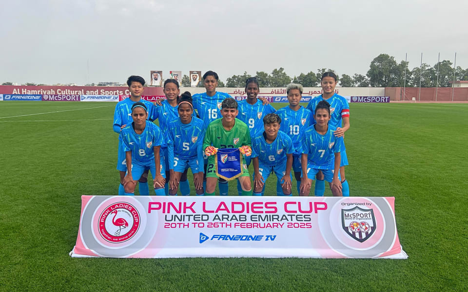 Pink Ladies Cup 2025: Indian women’s football team beats Jordan 2-0