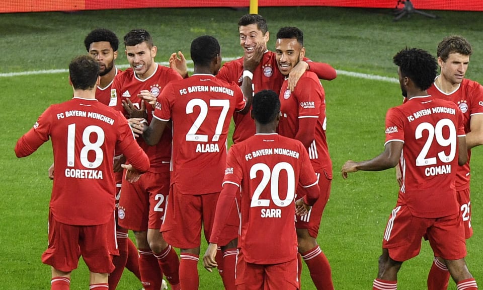 Bayern Munich vs Werder Bremen and Bundesliga 2020-21 matchweek 8 ...