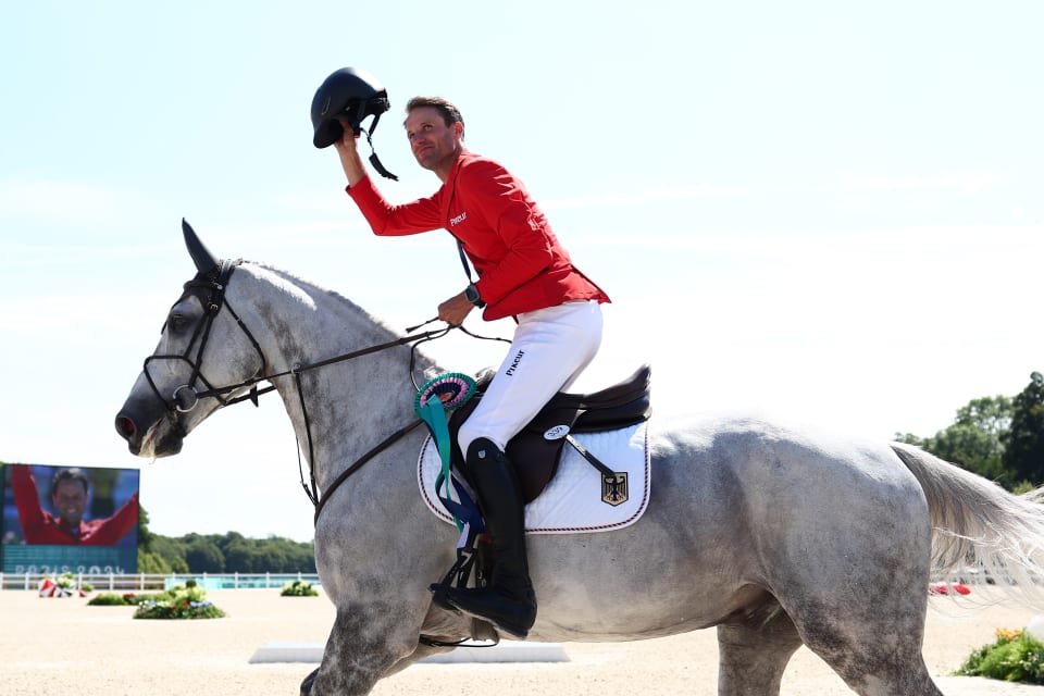 Paris 2024 Olympics: Christian Kukuk rides footballer Thomas Mueller's ...