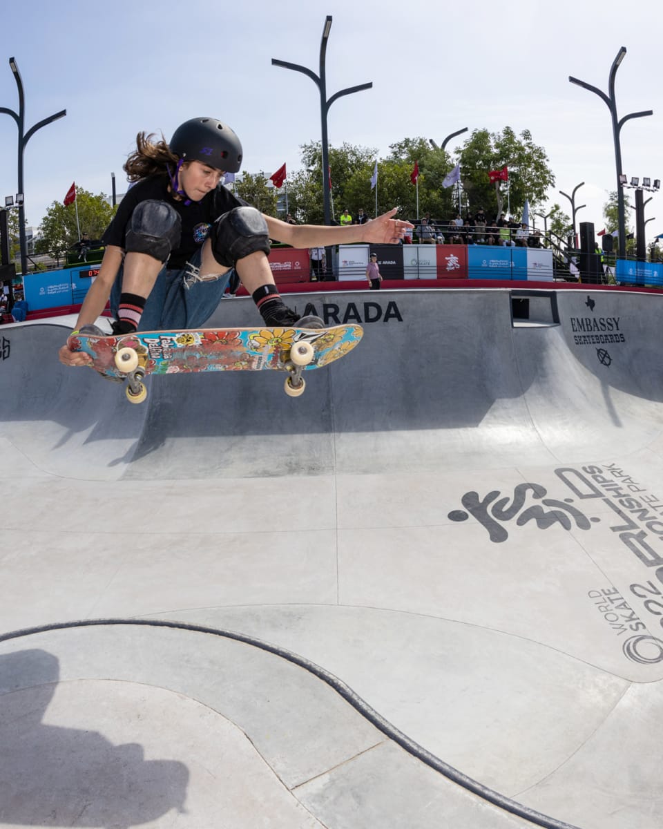US park skateboarding star Minna Stess keeping it real as she bids for ...