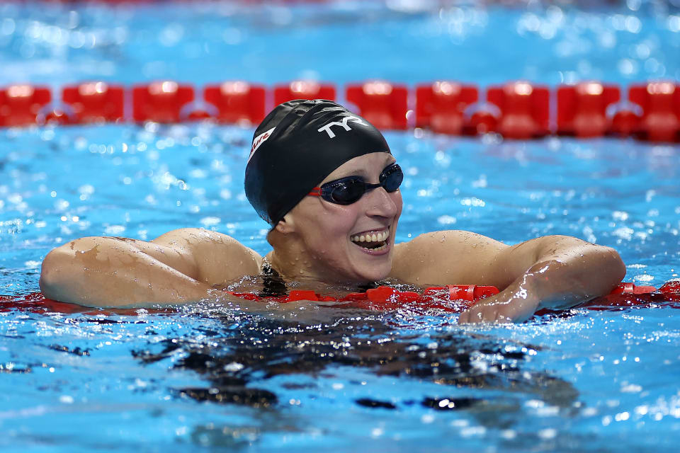 World Swimming Championships 2025: Katie Ledecky wins showdown with ...