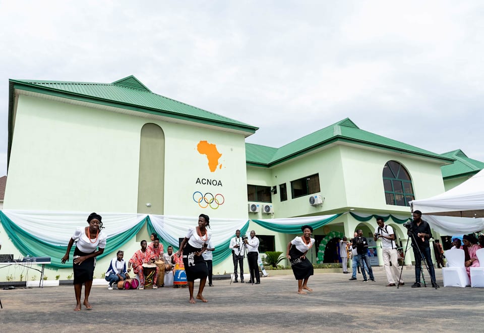 IOC President in Nigeria and Cameroon - Inaugurates new ANOCA HQ ...
