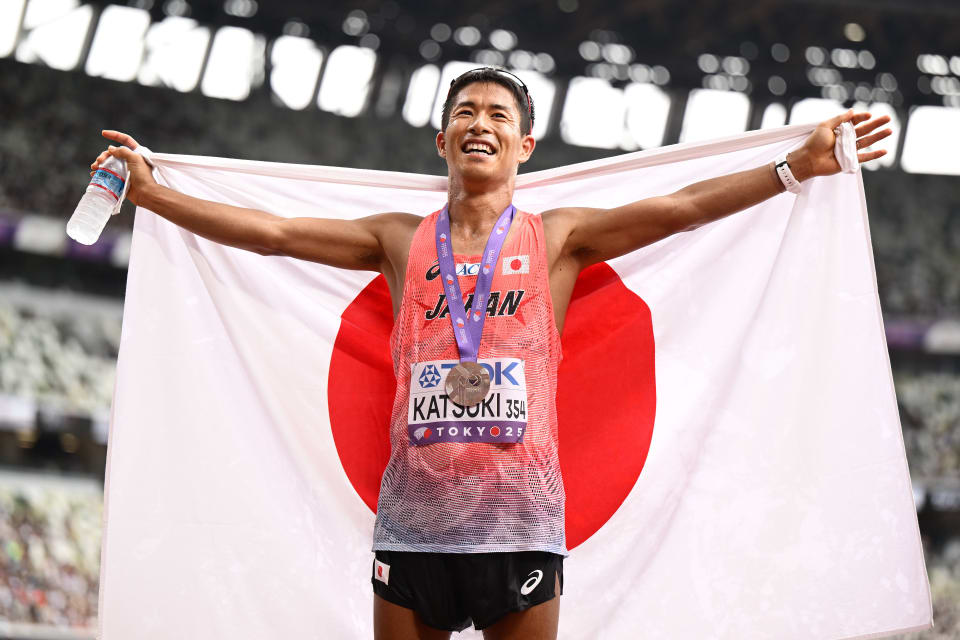 世界陸上東京2025 男子35km競歩 勝木隼人が銅メダル！