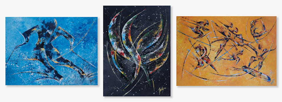 Self-discovery through art and sport for Olympian artist Kader Klouchi ...