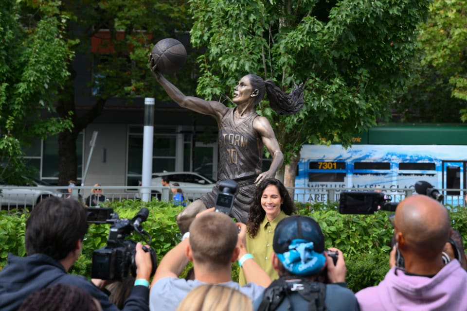 Basketball - Sue Bird becomes first-ever WNBA player to have her statue ...