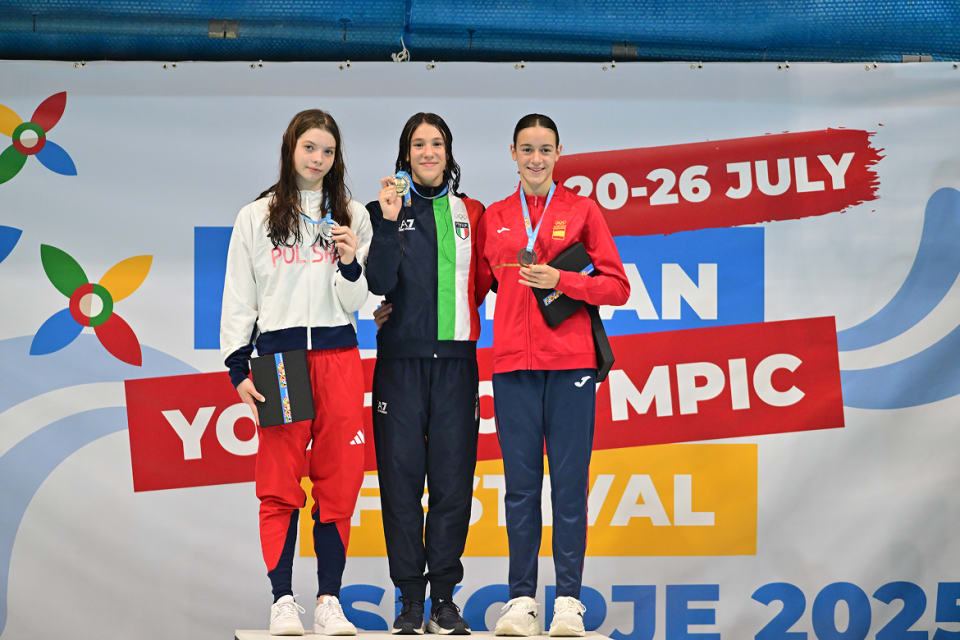 Alessandra Mao: oro e record EYOF 2025 nei 100 e 200 metri stile libero ...