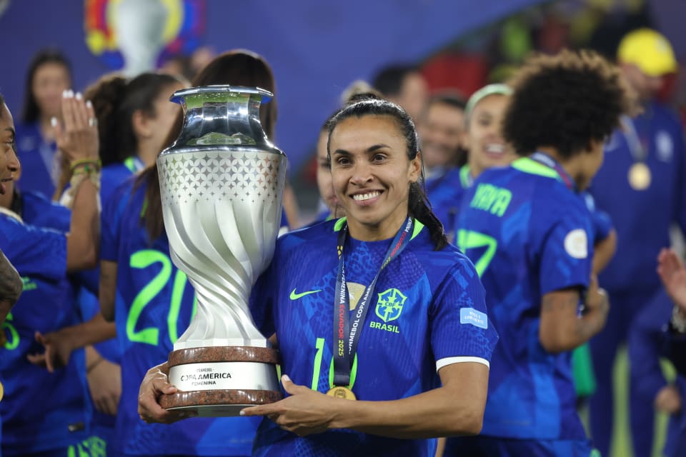 Copa América Femenina 2025: Football great Marta leads Brazil to ninth ...