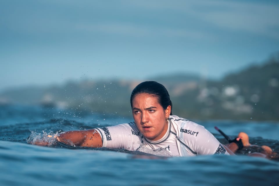ISA World Surfing Games 2025: Roommates Sophia Medina and Laura Raupp ...