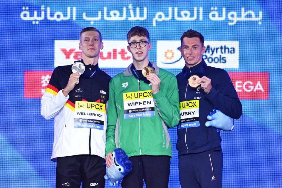 Championnats du monde de natation 2024 : David Aubry en bronze sur 1 500 m nage libre hommes ...