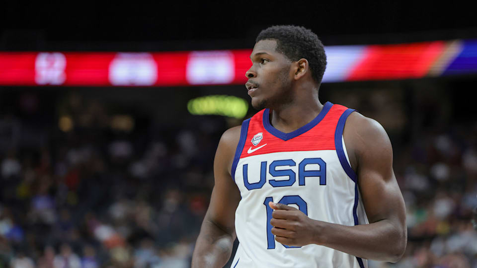 Anthony Edwards leads USA to 92-62 victory over Slovenia in FIBA World Cup exhibition game
